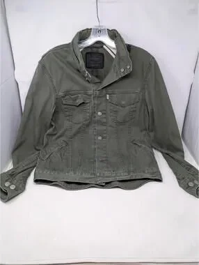 Levi's | Jackets & Coats | Levis Commuter Jacket Large Olive Green ...